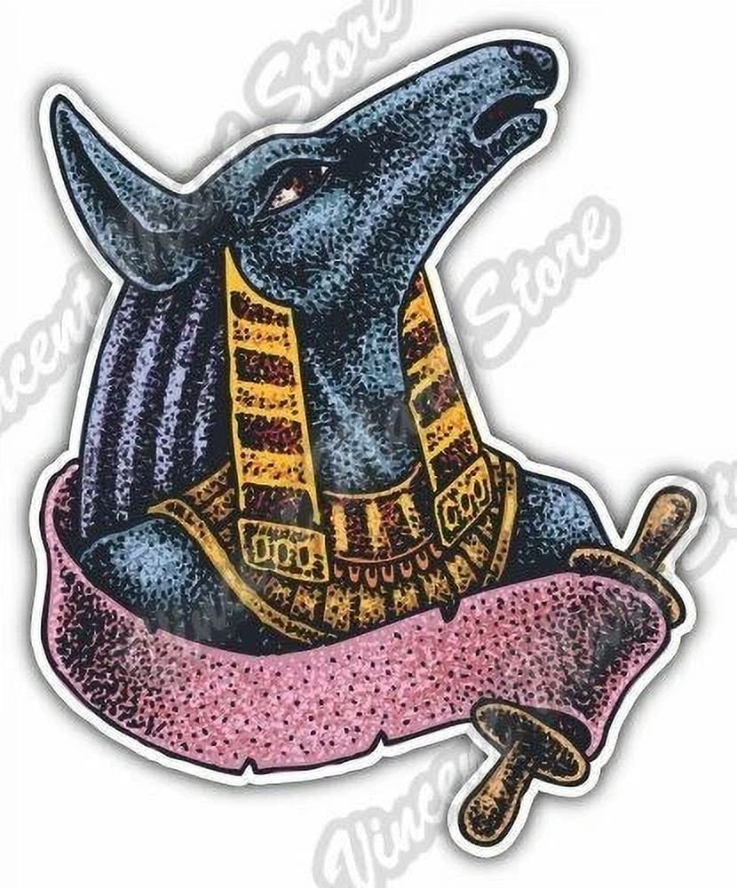DOPASTICKER Anubis God Ancient Egypt Dog Head Myth Car Sticker Decal ...