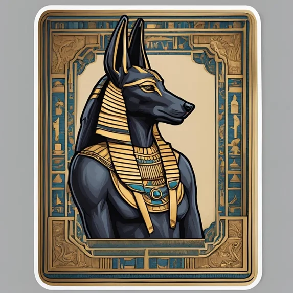 DOPASTICKER Anubis Sticker Phone Decal Water Bottle Stickers, Cars ...