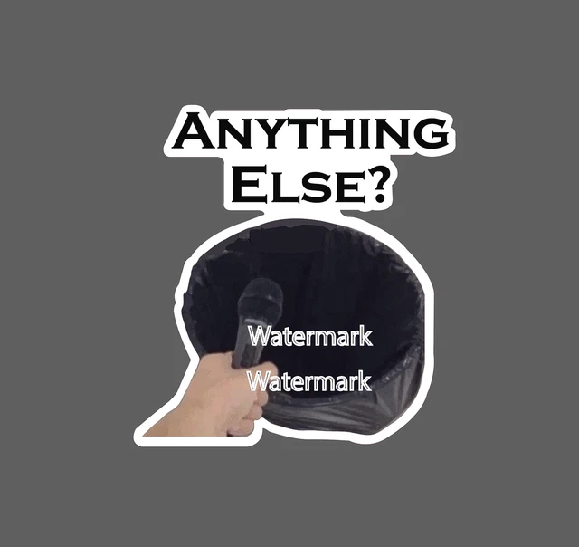 DOPASTICKER Anything Else Sticker Trash Sticker Phone Sticker, Latop ...