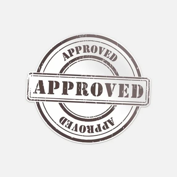 DOPASTICKER Approved Grunge Sticker Decal Phone Decal Water Bottle ...