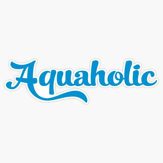 DOPASTICKER Aquaholic Sticker, Phone Sticker Water Bottle Sticker Car ...