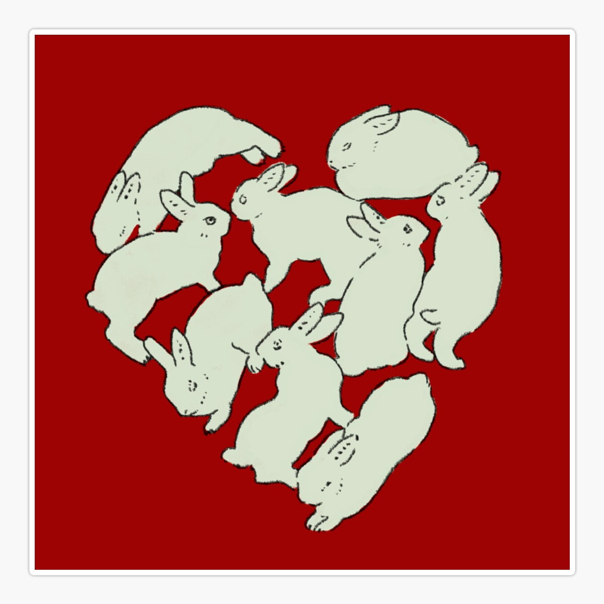 DOPASTICKER Arabian Horse One Line Art Sticker, Phone Sticker Car ...