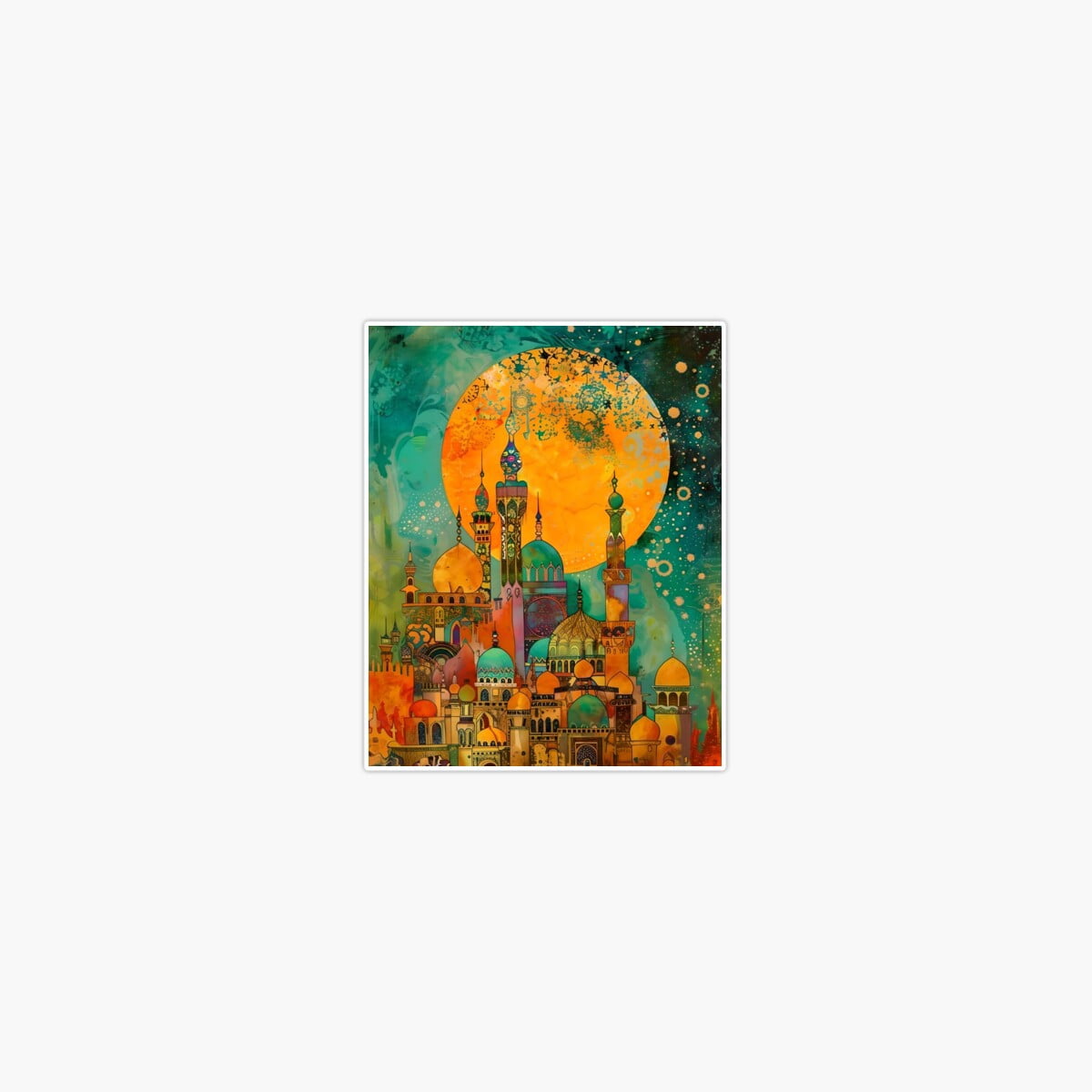 DOPASTICKER Arabian Nights Sticker, Phone Sticker Water Bottle Sticker ...