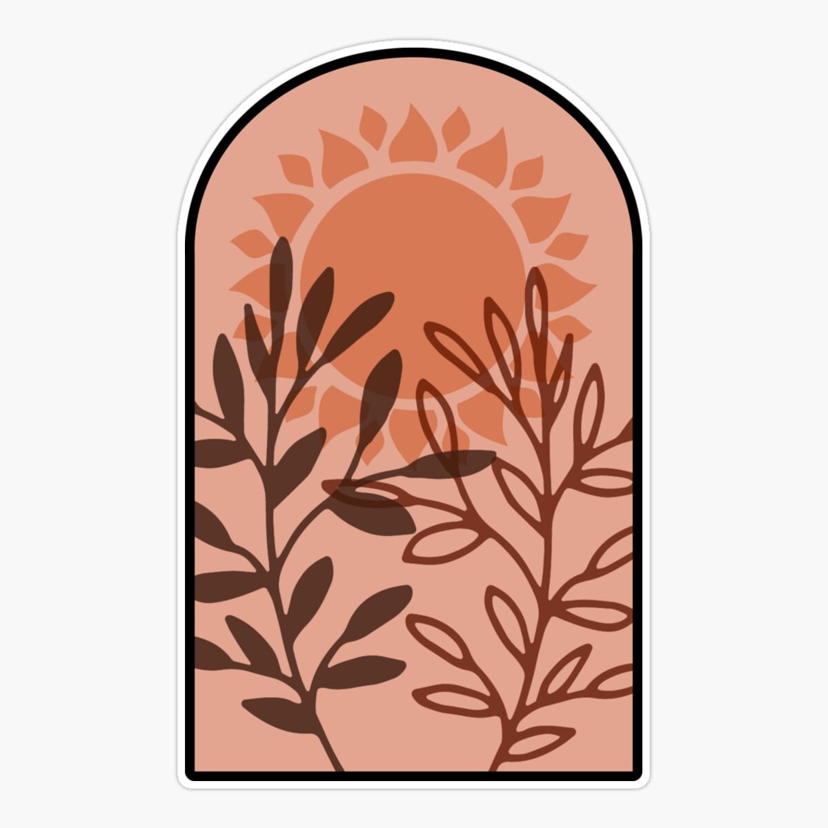 DOPASTICKER Arch Bohemia Sticker, Phone Sticker Car Stickers, Birthday ...