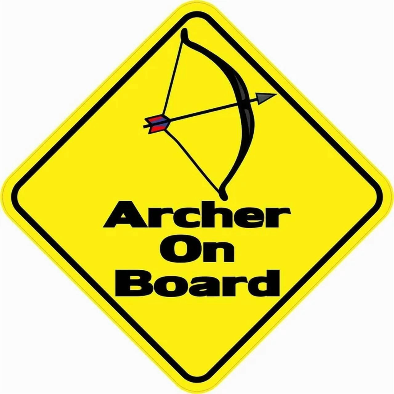 DOPASTICKER Archer On Board Sticker Phone Sticker, Latop Sticker, Lover ...