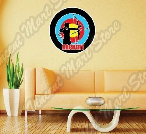 DOPASTICKER Archery Archer Target Bow Aim Arrow Wall Sticker Room ...