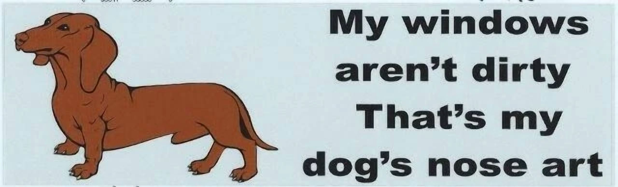 DOPASTICKER Arent Dirty Dog Nose Art Sticker Phone Sticker, Latop ...