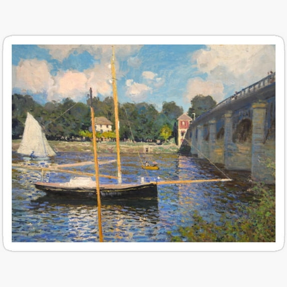 DOPASTICKER Argenteuil, 1873 By Claude Monet Perfect Gift Everyone ...