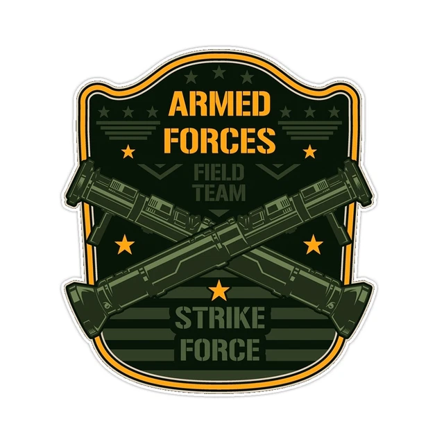 DOPASTICKER Armed Forces Strike Force Sticker Military Soldier Decal ...