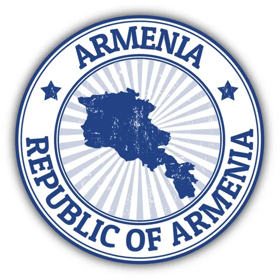 DOPASTICKER Armenia Flag Grunge Sticker Decal Phone Decal Water Bottle ...
