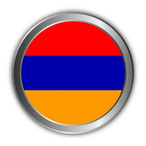 DOPASTICKER Armenia Flag Silver Sticker Decal Phone Decal Water Bottle ...