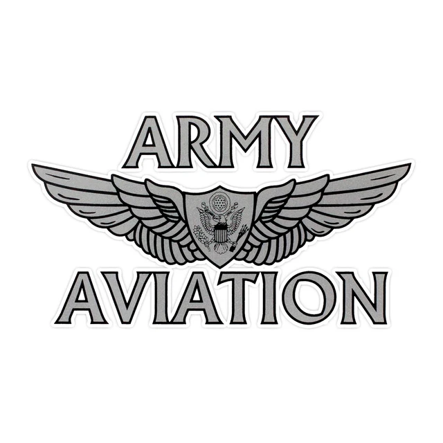 DOPASTICKER Army Aviation With Aircrew Wing Sticker Military Soldier ...
