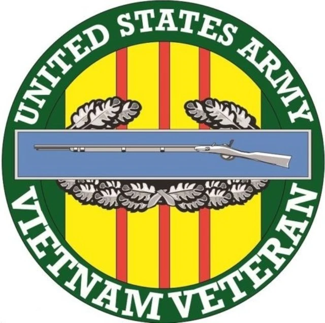 DOPASTICKER Army Combat Infantry Cib Badge Vietnam Veteran Car Sticker ...
