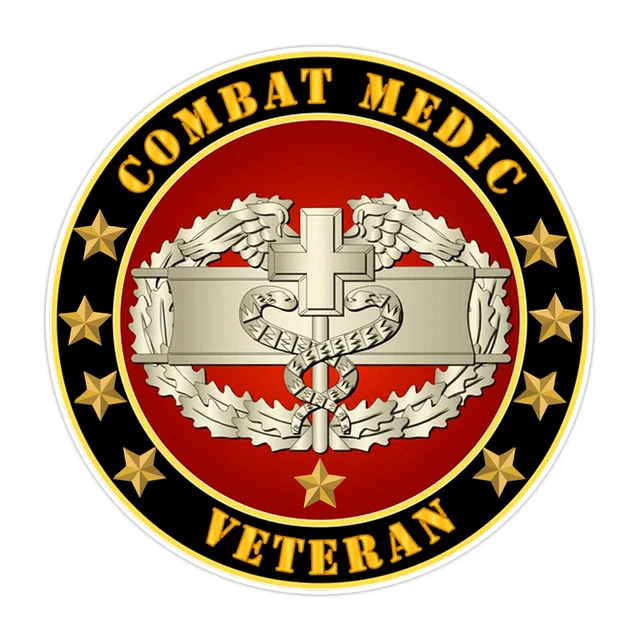 DOPASTICKER Army Combat Medic Veteran Sticker Military Soldier Decal ...