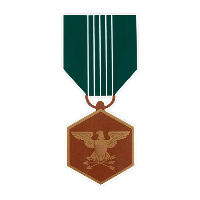 DOPASTICKER Army Commendation Miniature Medal Sticker Military Soldier ...