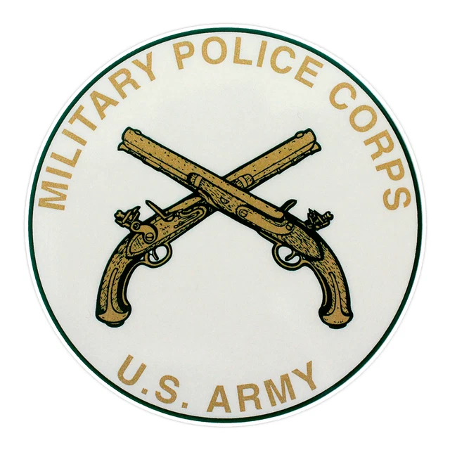 DOPASTICKER Army Military Police Corps Insignia Sticker Soldier Decal ...