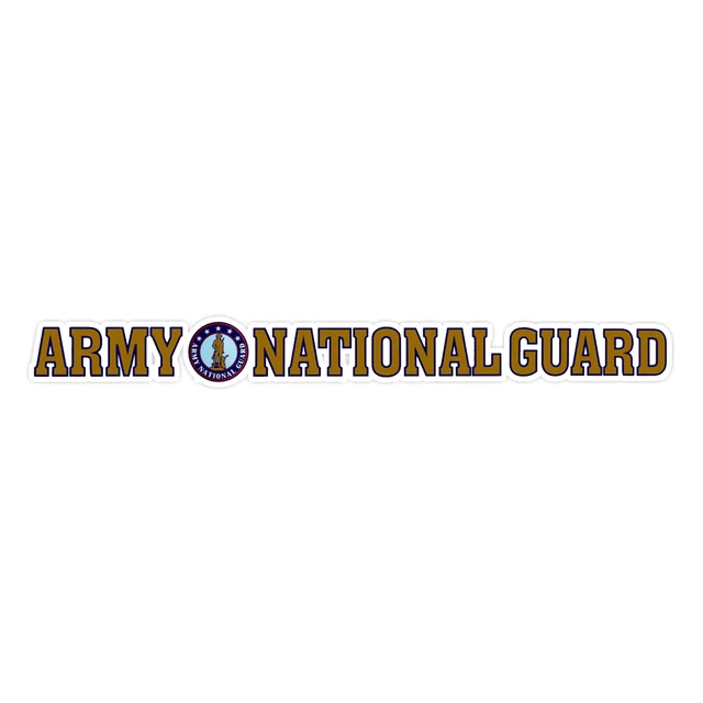 DOPASTICKER Army National Guard Clear Window Strip Sticker Soldier ...
