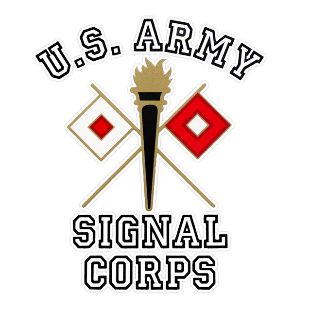 DOPASTICKER Army Signal Corps Sticker Military Soldier Decal Phone ...