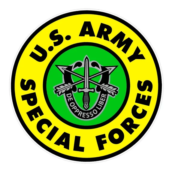 DOPASTICKER Army Special Forces Insignia Sticker Military Soldier Decal ...
