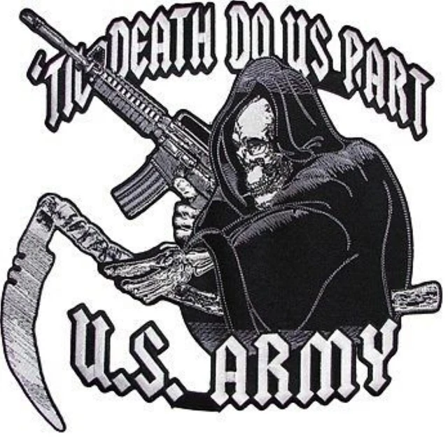 DOPASTICKER Army Till Death Do Us Part Us Army Sticker Laptop Sticker ...