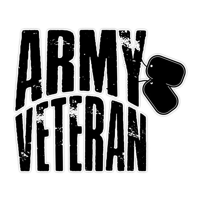 DOPASTICKER Army Veteran Military Soldier America Sticker Military ...