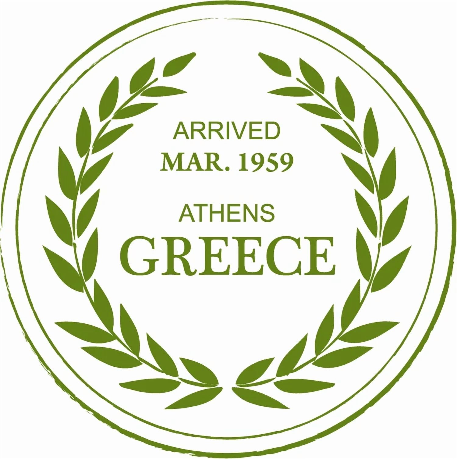 DOPASTICKER Arrived Athens Round Car Bumper Sticker Decal Waterproof ...