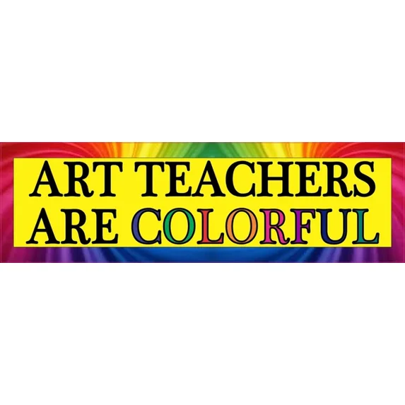 DOPASTICKER Art Teachers Are Colorful Sticker Phone Sticker, Latop ...