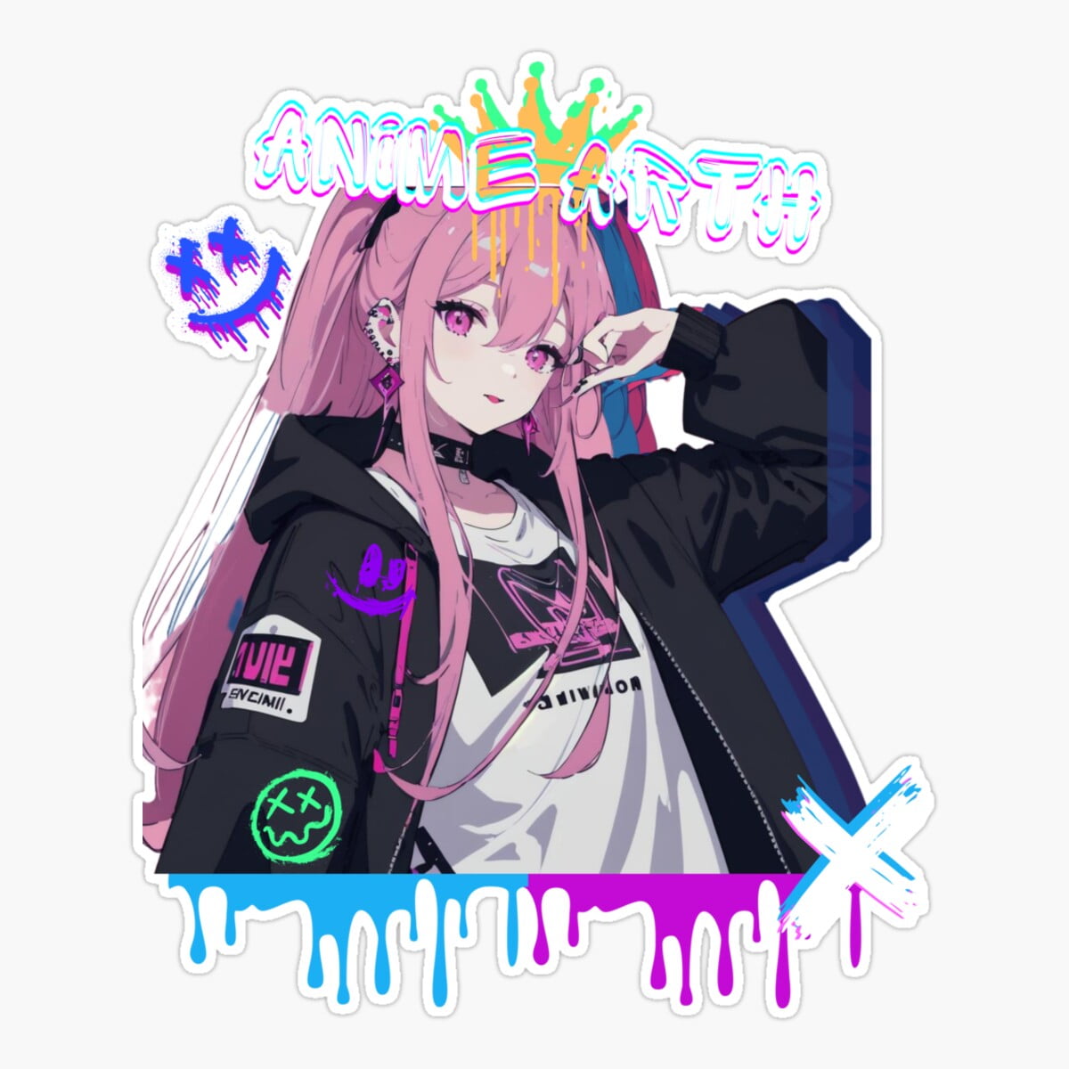 DOPASTICKER Arth,Illustration, Art, Arth Sticker, Phone Sticker Car ...