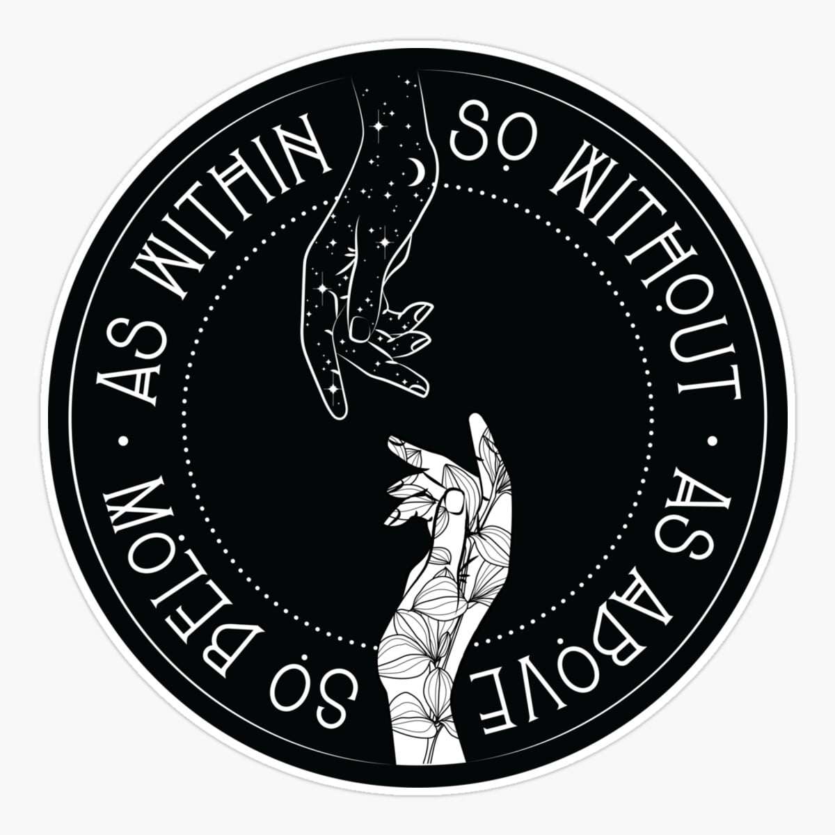 DOPASTICKER As Within, So Without Sticker, Phone Sticker Car Sticker ...