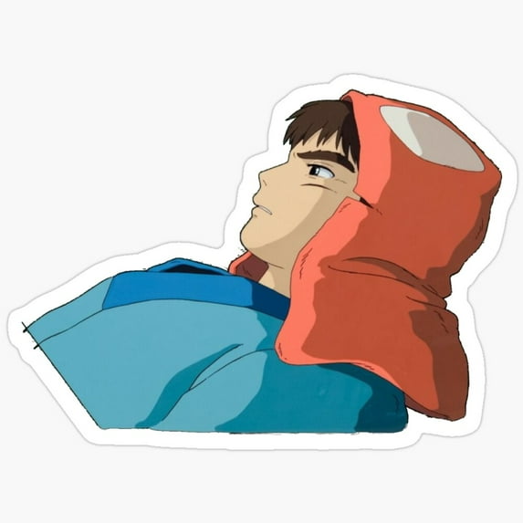 DOPASTICKER Ashitaka Laying Down Sticker Phone Sticker, Latop Sticker ...