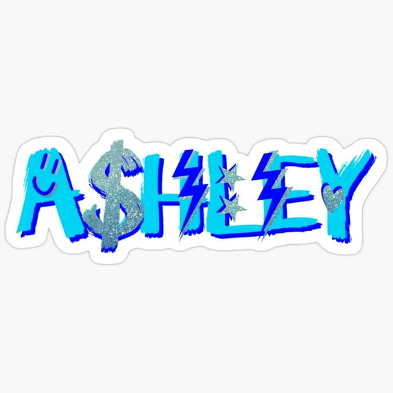 DOPASTICKER Ashley Name - Perfect Birthday Gift Everyone Phone Decal ...