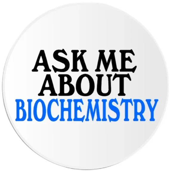 DOPASTICKER Ask Me About Biochemistry Sticker, Scientist Phone Decal ...