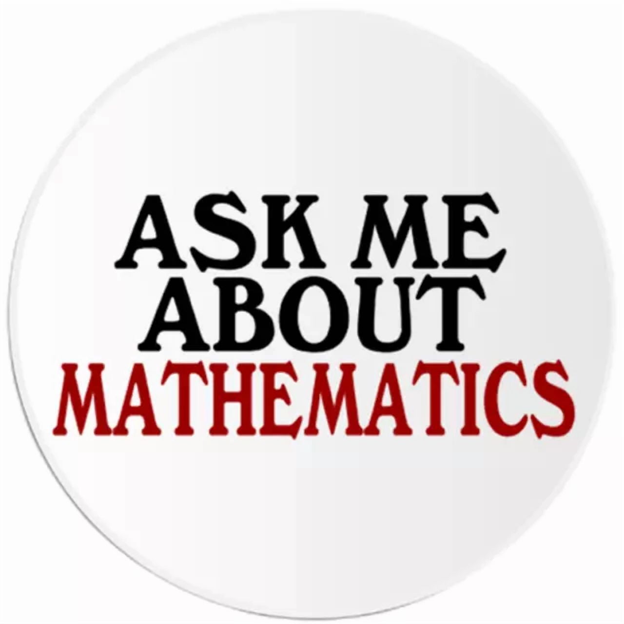 DOPASTICKER Ask Me About Mathematics Sticker, Math Teacher Phone Decal ...