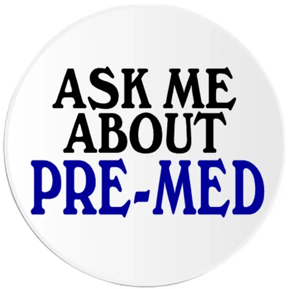 DOPASTICKER Ask Me About Pre-Med Sticker, Medicine Doctor Study Phone ...