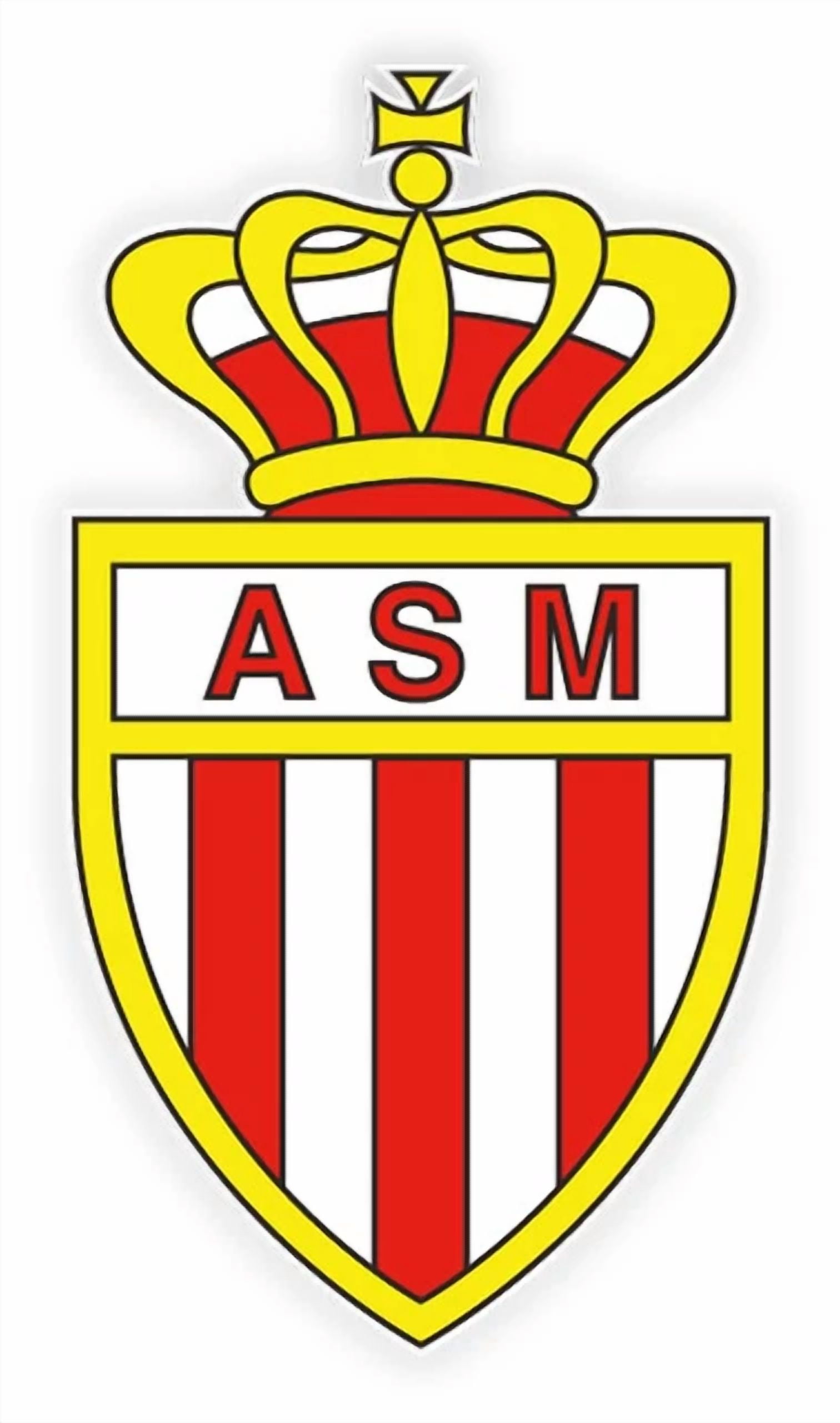 DOPASTICKER Asm Monaco Fc France Soccer Football Car Sticker Decal Phone Decal Water Bottle ...