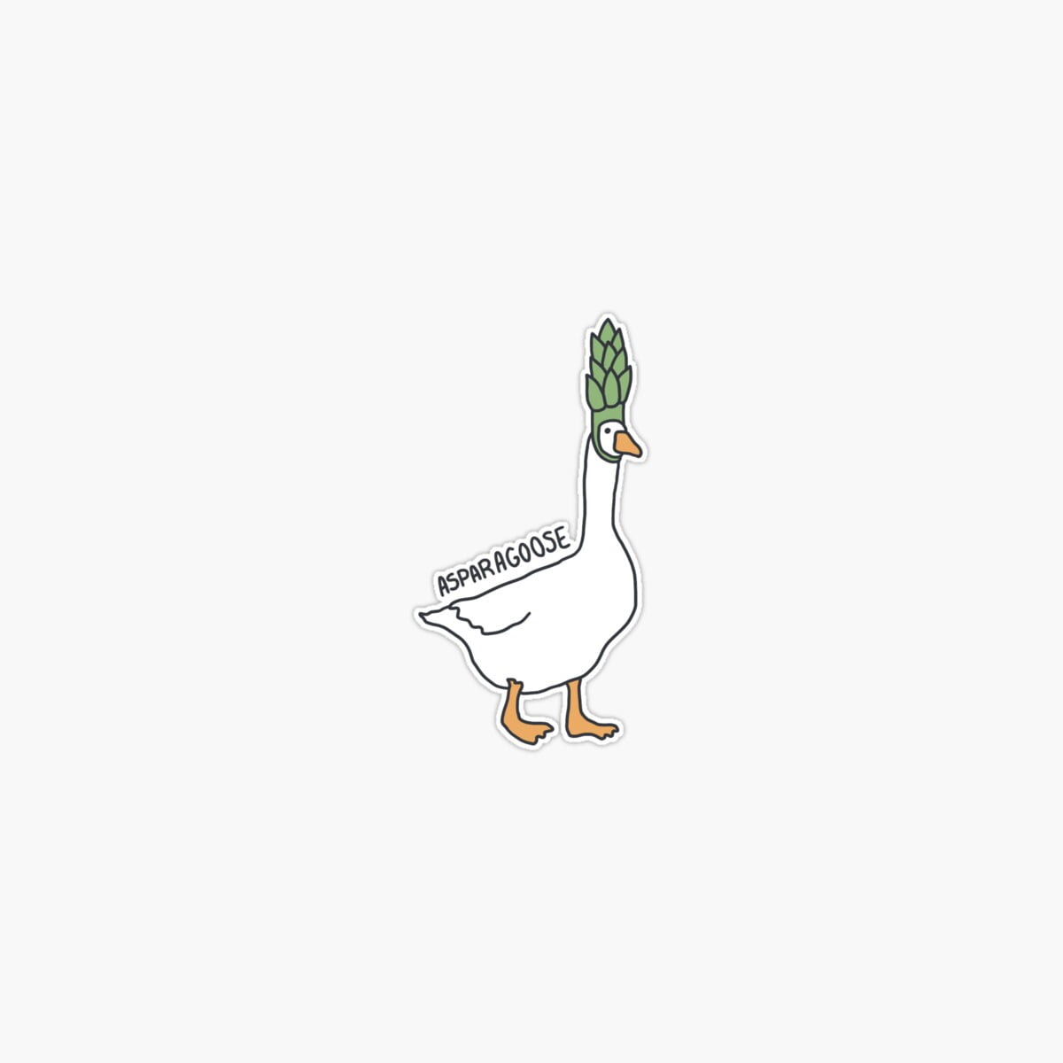 DOPASTICKER Asparago.Ose Sticker, Phone Sticker Water Bottle Sticker ...
