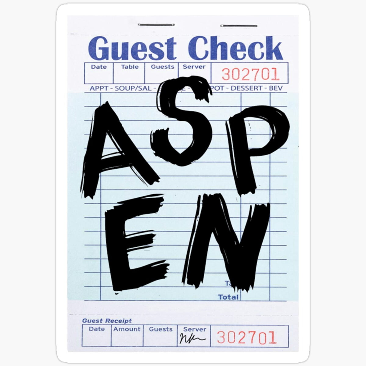 DOPASTICKER Aspenguest Check Sticker Birthday Gifts - Decorative Laptop ...