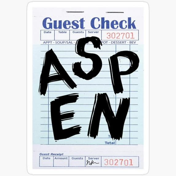 DOPASTICKER Aspenguest Check Sticker Birthday Gifts - Decorative Laptop ...