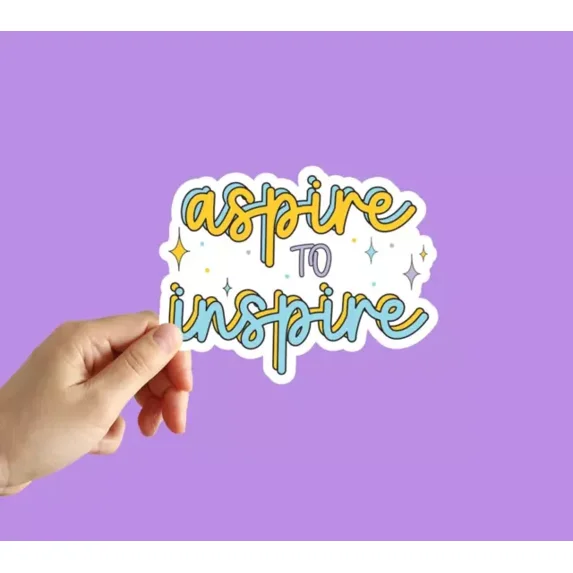 DOPASTICKER Aspire To Inspire Sticker Inspiration Sticker S Phone Decal ...