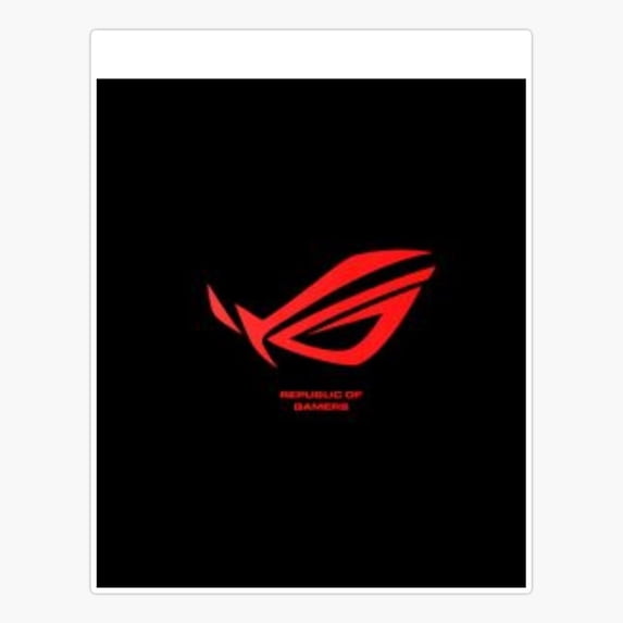 DOPASTICKER Asus Sticker, Phone Sticker Water Bottle Sticker Car ...