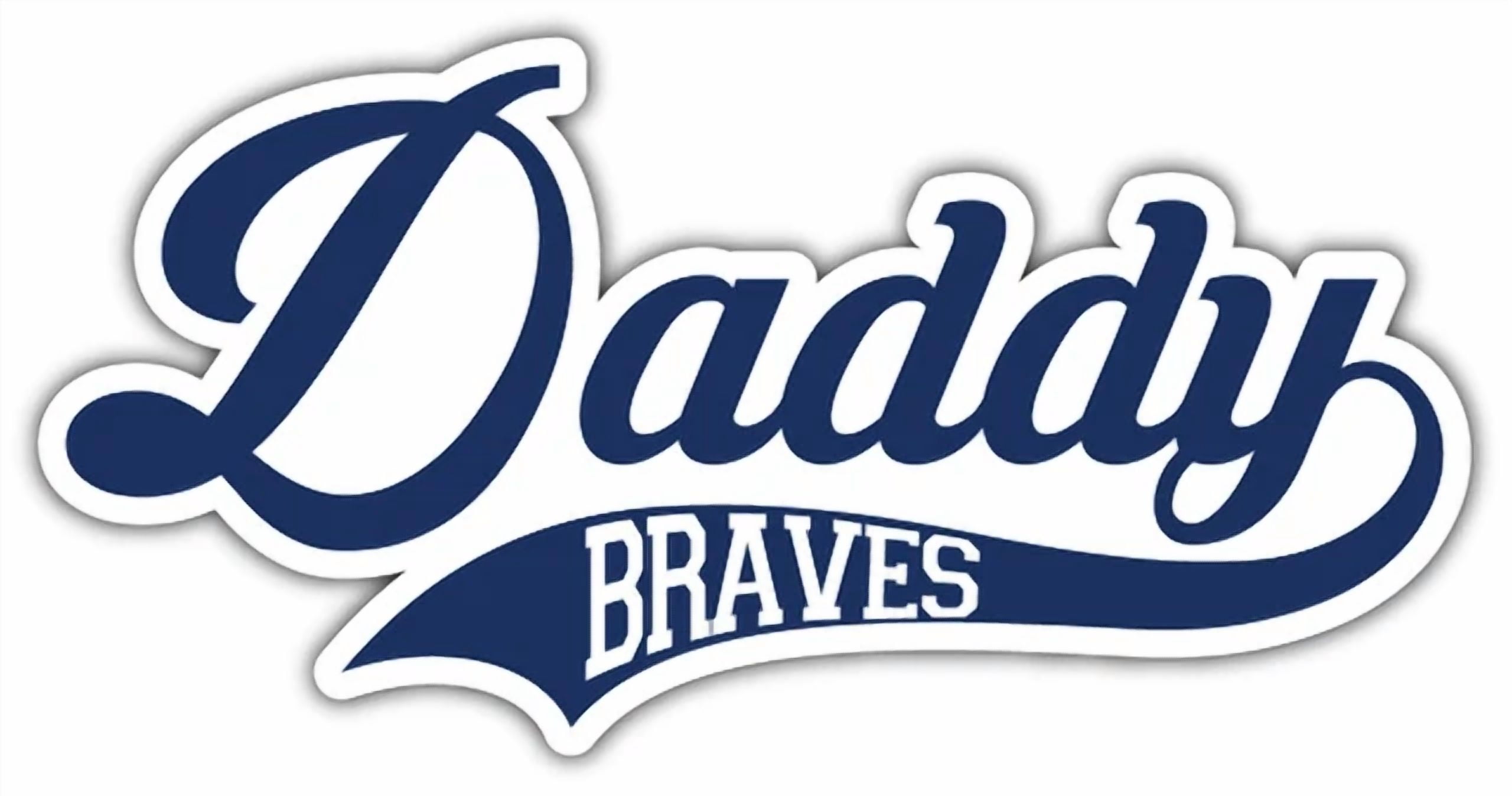 DOPASTICKER Atlanta Braves Baseball Sport Logo Car Sticker Phone Water ...
