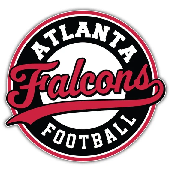 DOPASTICKER Atlanta Falcons Logo Sport Car Sticker Phone Water Bottle ...