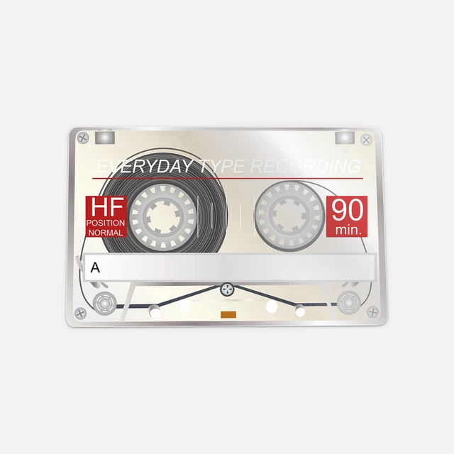 DOPASTICKER Audio Cassette Everyday Type Sticker Decal Phone Decal ...