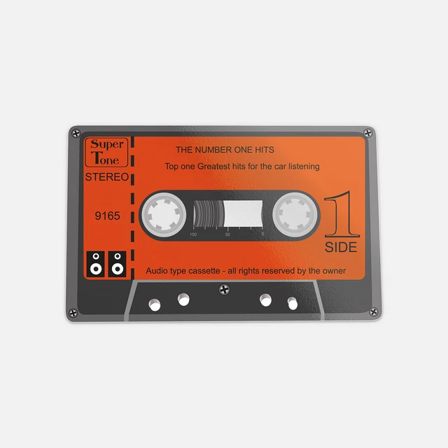 DOPASTICKER Audio Cassette Super Tone Stereo Sticker Decal Phone Decal ...