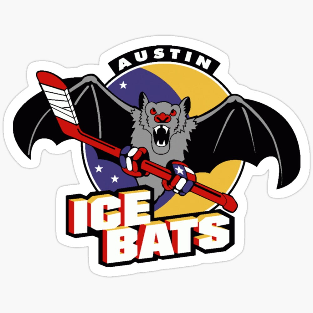 DOPASTICKER Austin Ice Bats Vintage Hockey Logoperfect Sticker Gift ...