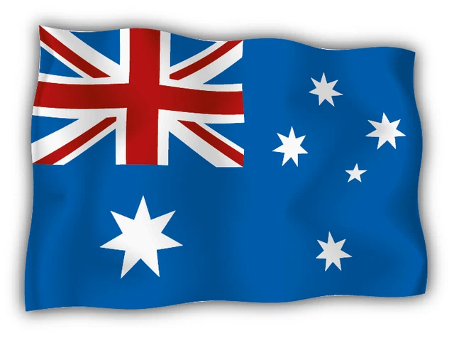 DOPASTICKER Australia Wave Flag Car Sticker Phone Water Bottle Stickers ...