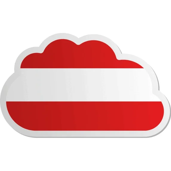 DOPASTICKER Austria Cloud Sticker Decal Phone Decal Water Bottle ...