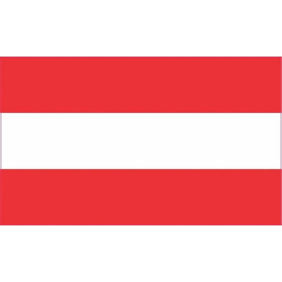 DOPASTICKER Austria Flag Sticker Austrian Country Vehicle Flag Sticker ...