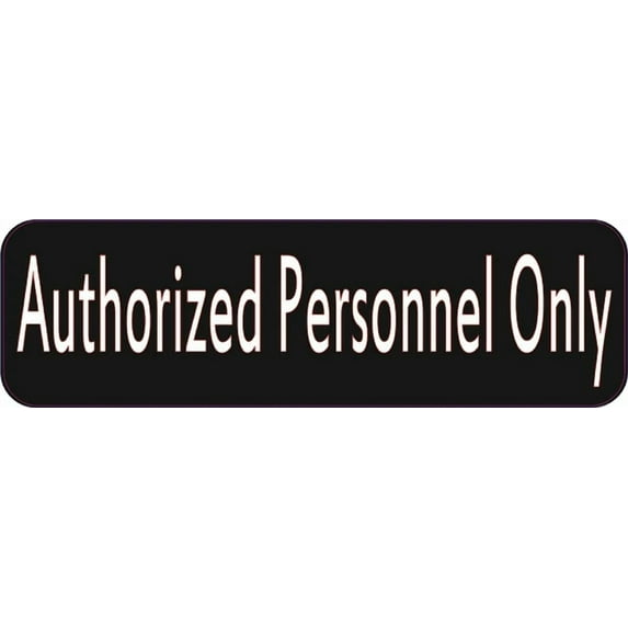 DOPASTICKER Authorized Personnel Only Sticker Phone Sticker, Latop ...
