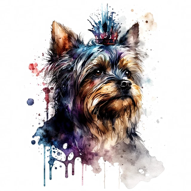 DOPASTICKER Autoaufkleber Yorkshire Terrier Auto Aufkleber Hunde ...